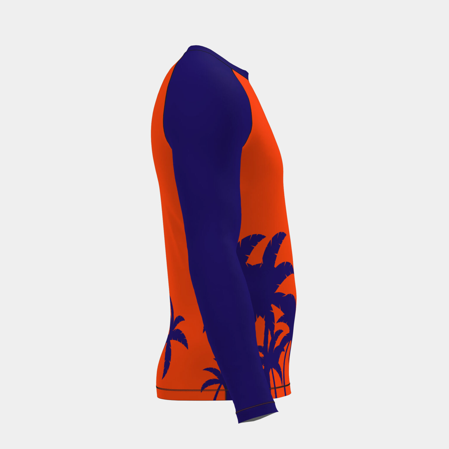 Customized Men's Rash Guards (Long Sleeve) With Own Design