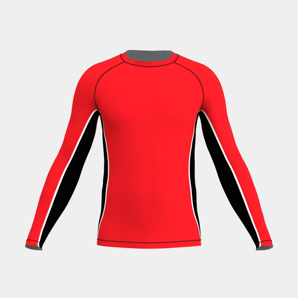 Customized Men's Rash Guards (Long Sleeve) With Own Design