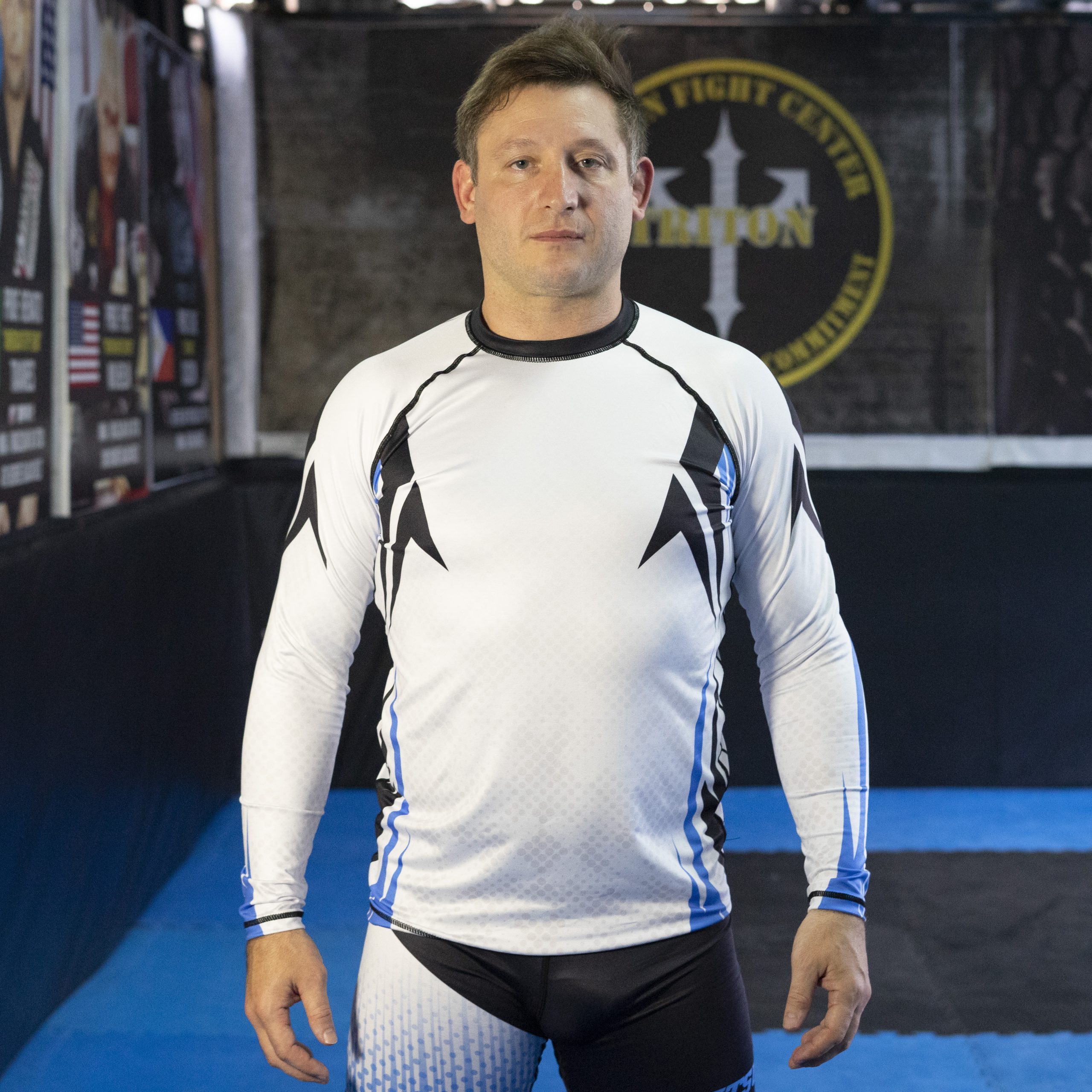 Custom BJJ Rash Guards Fully Sublimated Design